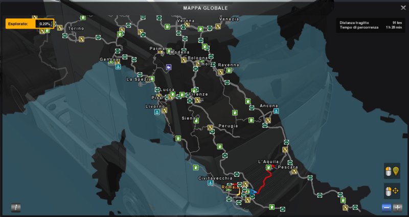 [ETS2] [CHIUSA] Mappa per l'Italia (ItalyMap) [1.27]